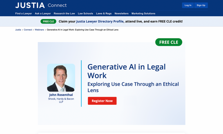 ¡Obtén Crédito CLE Gratis Cada Mes con Justia Webinars! — Blog de ...
